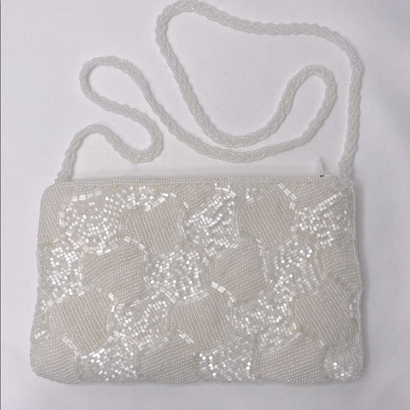 Walborg | Bags | Walborg Vintage White Hand Beaded In Hong Kong ...